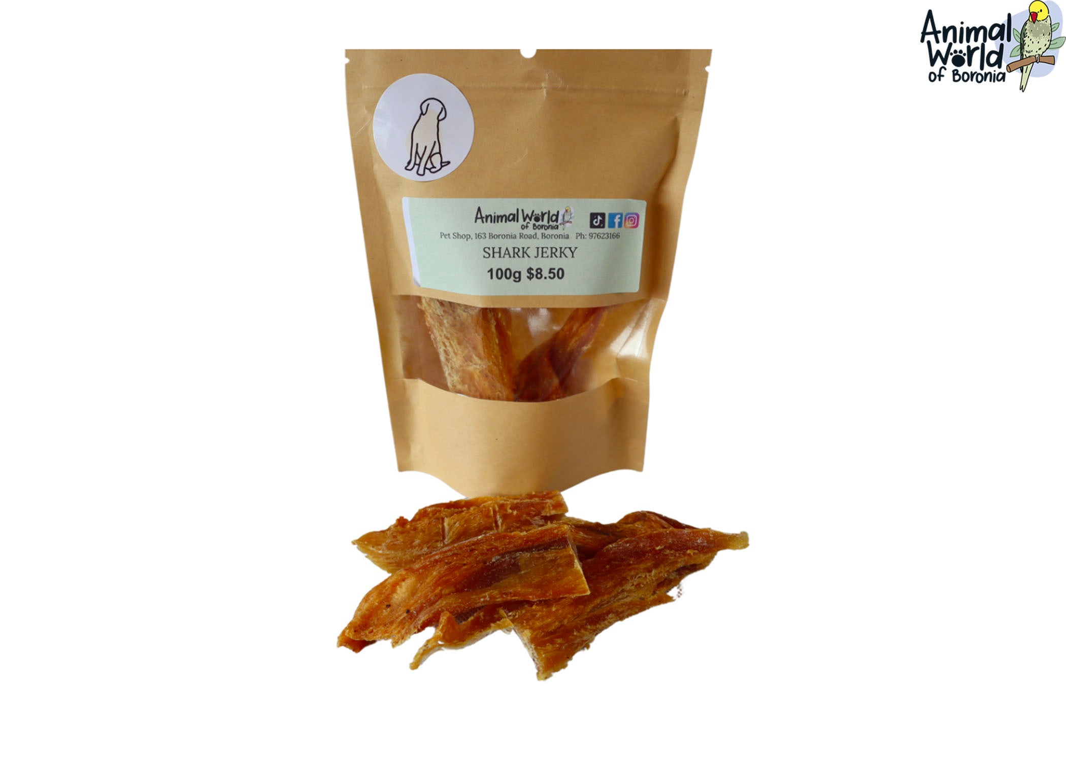 Shark Jerky 100g | Animal World of Boronia